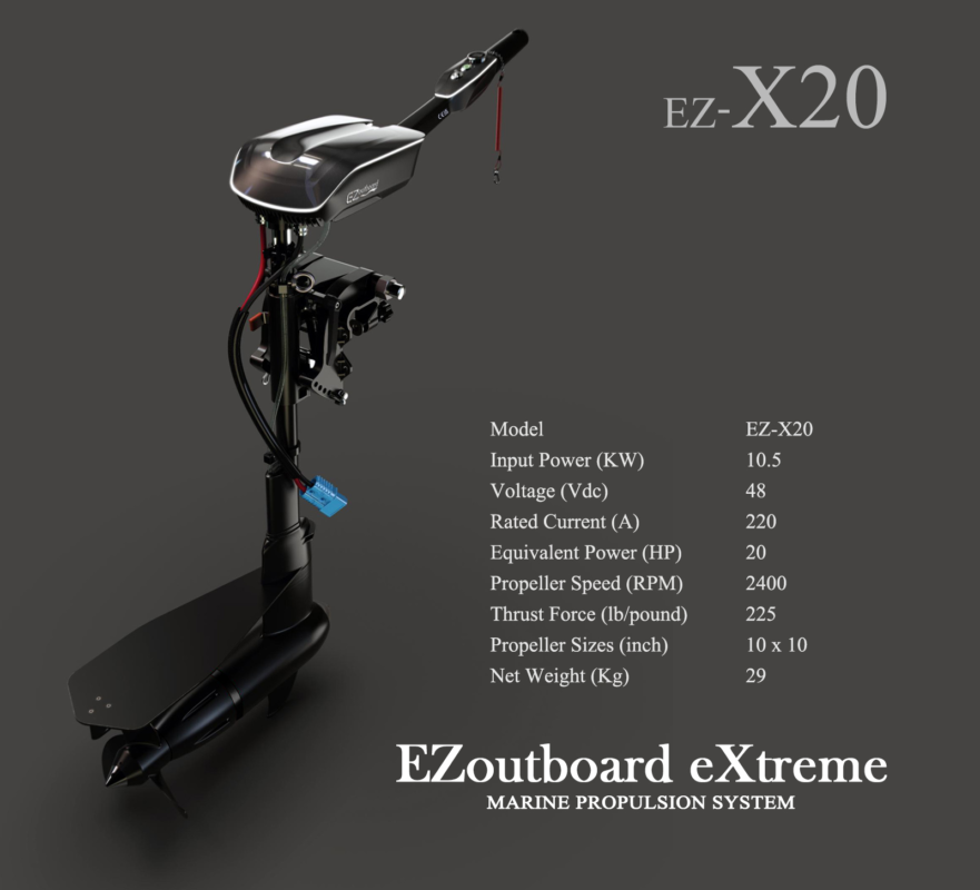 SQ EZ-X20 Electric Outboard Motor – SunQuest Boats Australia!